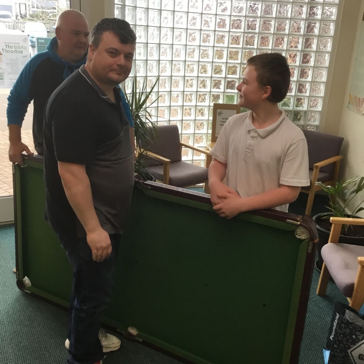 Pool Table Donation - The Lampard Community School